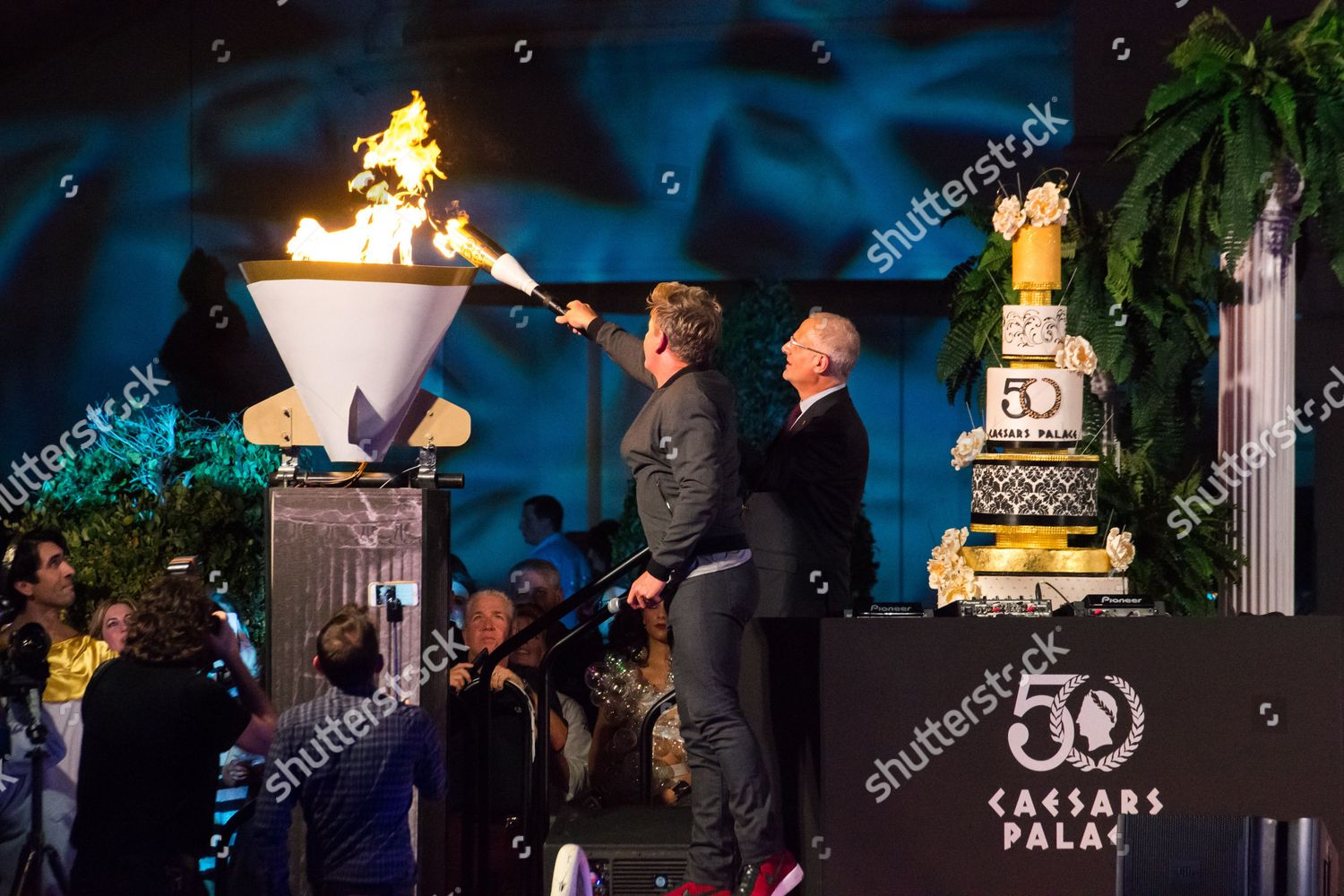 Gordon Ramsay Lights Flame Editorial Stock Photo - Stock Image ...