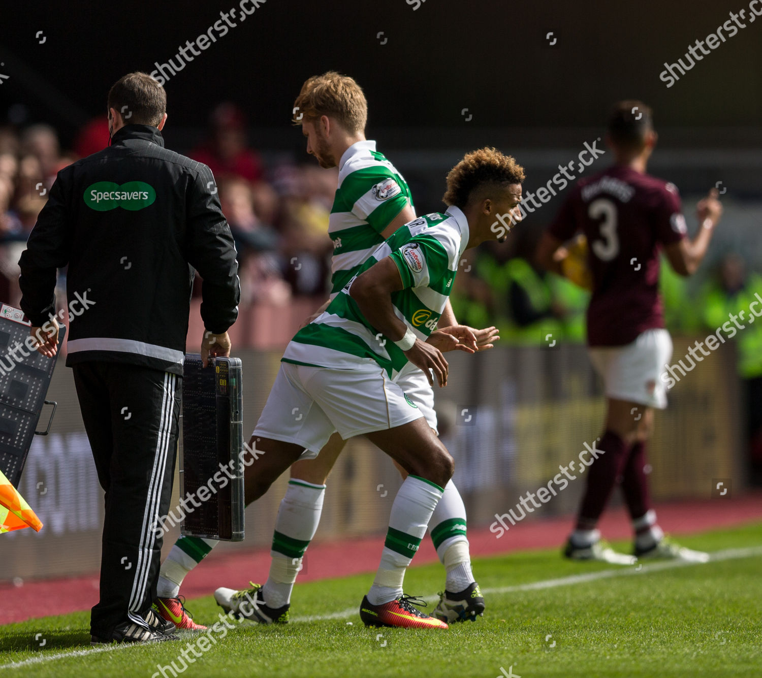 Celtics Scott Sinclair 11 Makes His Editorial Stock Photo - Stock Image ...