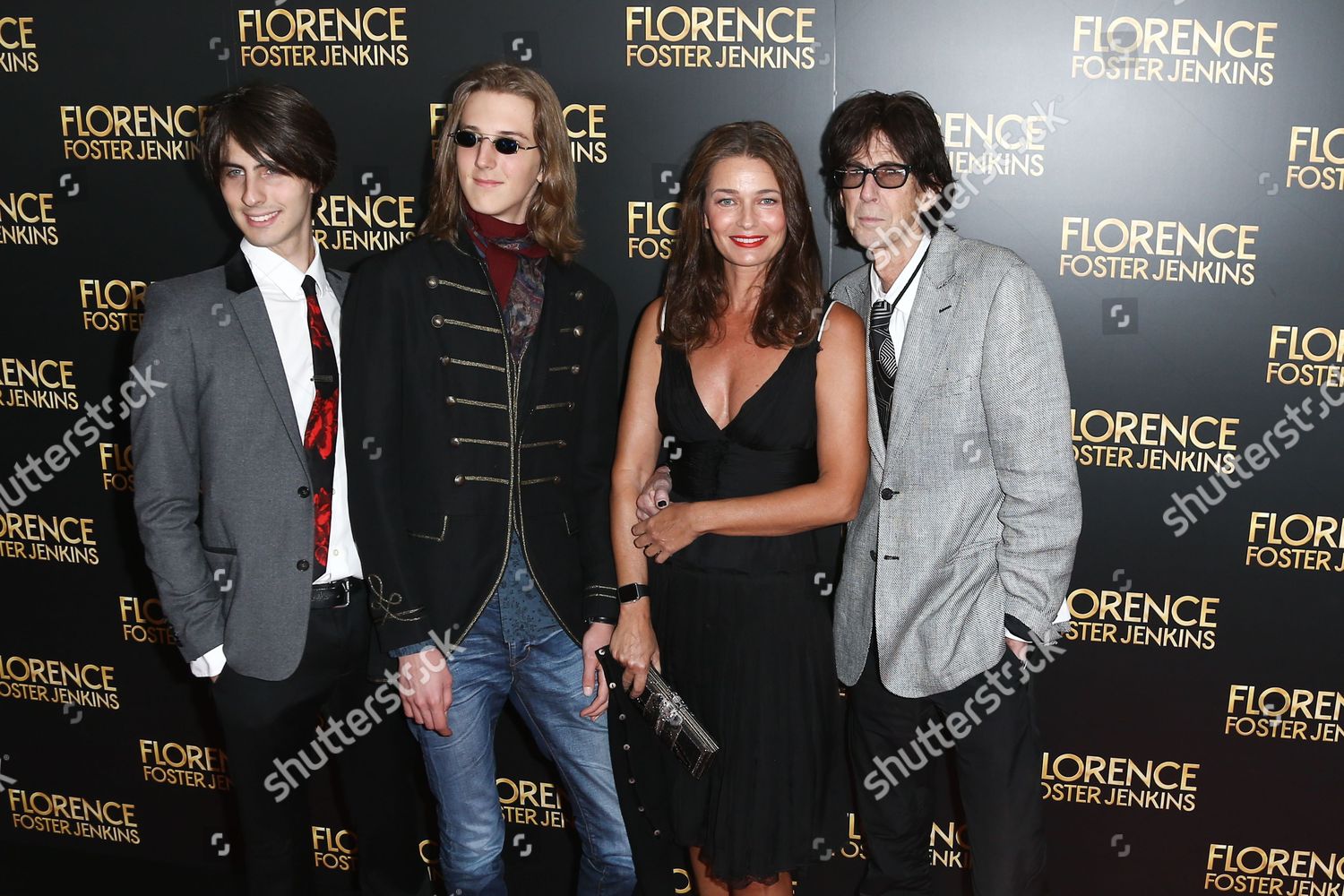 Jonathan Ocasek Oliver Ocasek Paulina Porizkova Editorial Stock Photo ...