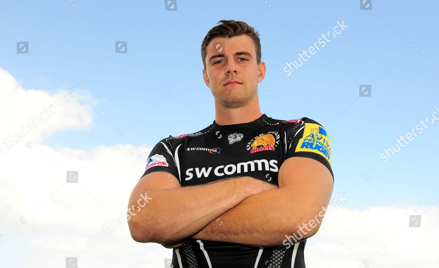 Ollie Devoto Exeter Chiefs Poses Photo Editorial Stock Photo - Stock ...