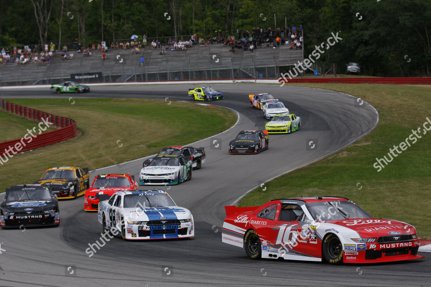 Ryan Reed 16 Battles Position During Editorial Stock Photo - Stock ...
