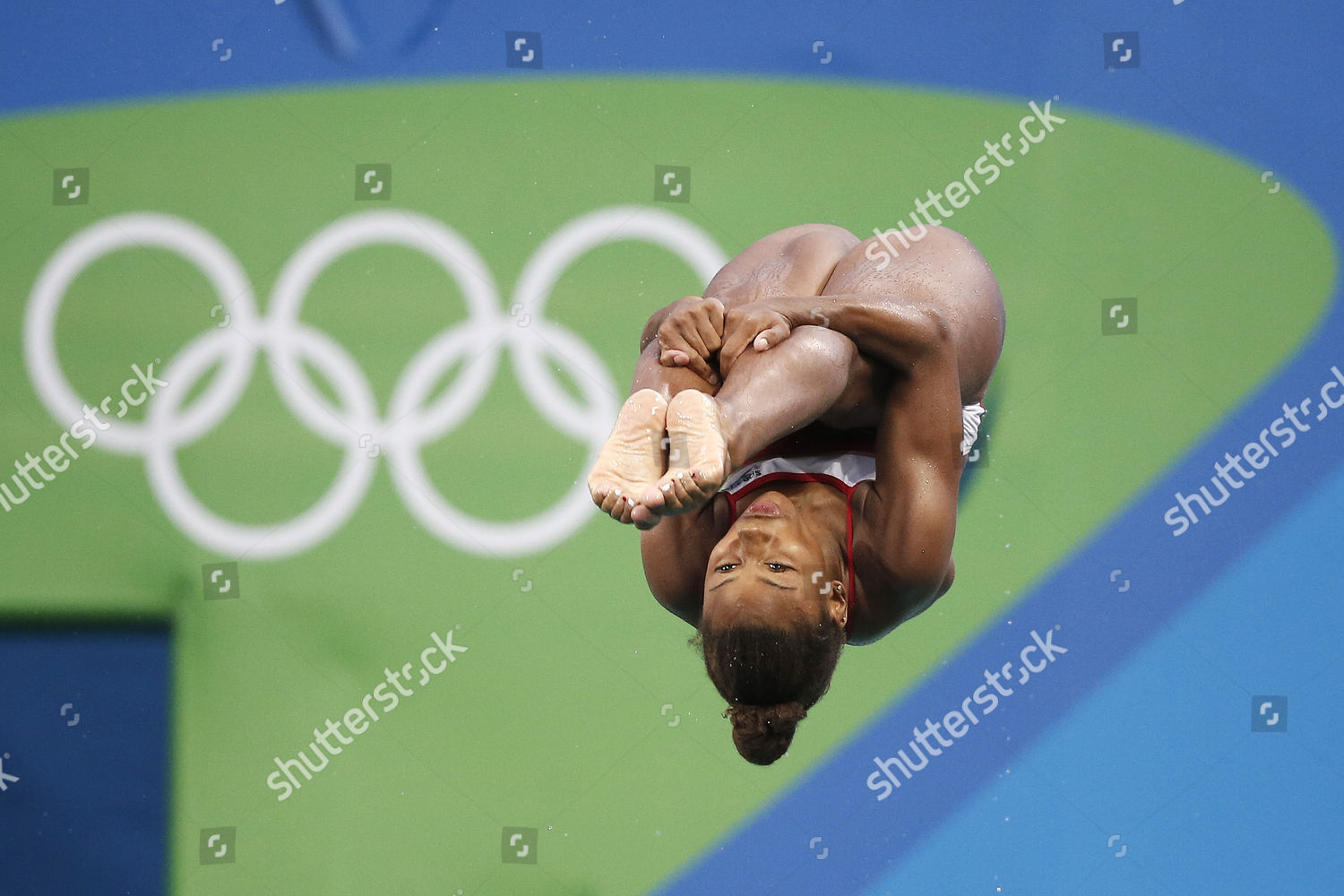 Canadas Jennifer Abel Competes During Womens Editorial Stock Photo ...