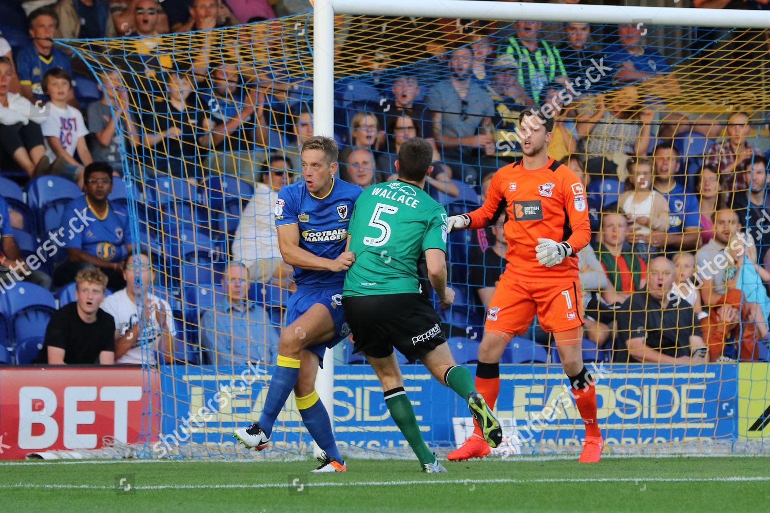 Afc Wimbledon Defender Paul Robinson 6 Editorial Stock Photo - Stock ...