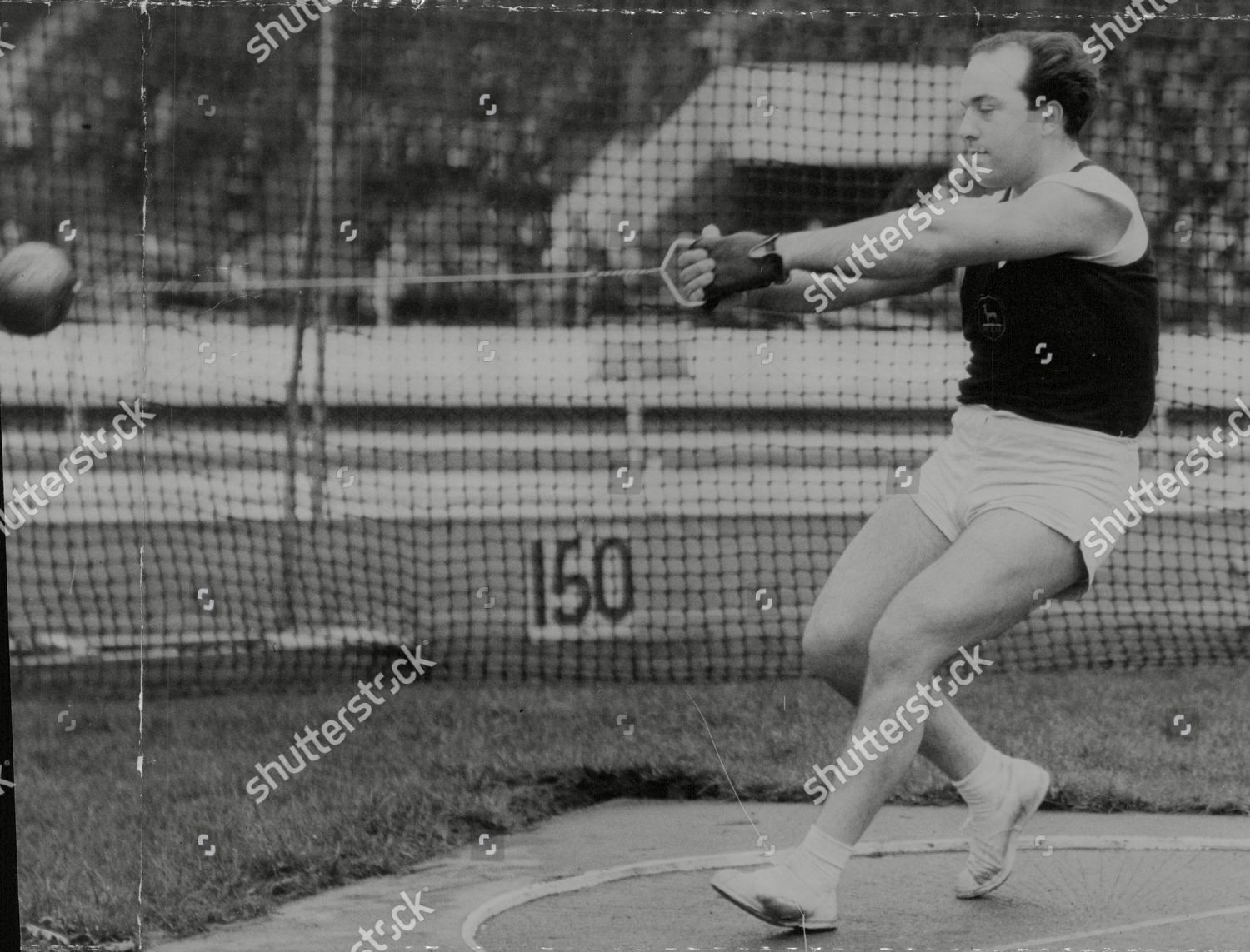 Don Anthony Hammer Throwing Athlete Action Editorial Stock Photo ...