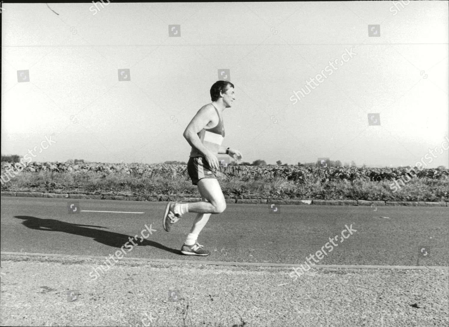 Bob Sawyer Marathon Runner Ormskirk Lancashire Editorial Stock Photo ...