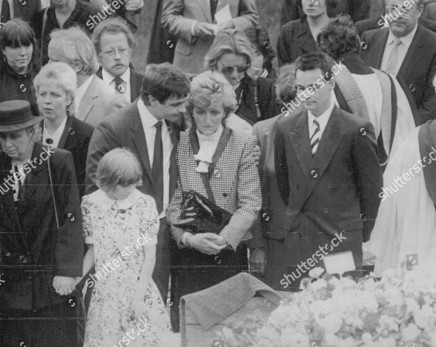 Funeral Television Presenter Russell Harty Hartys Editorial Stock Photo ...