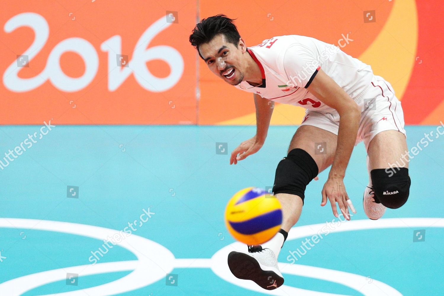 Irans Farhad Ghaemi Serves During Mens Editorial Stock Photo - Stock ...
