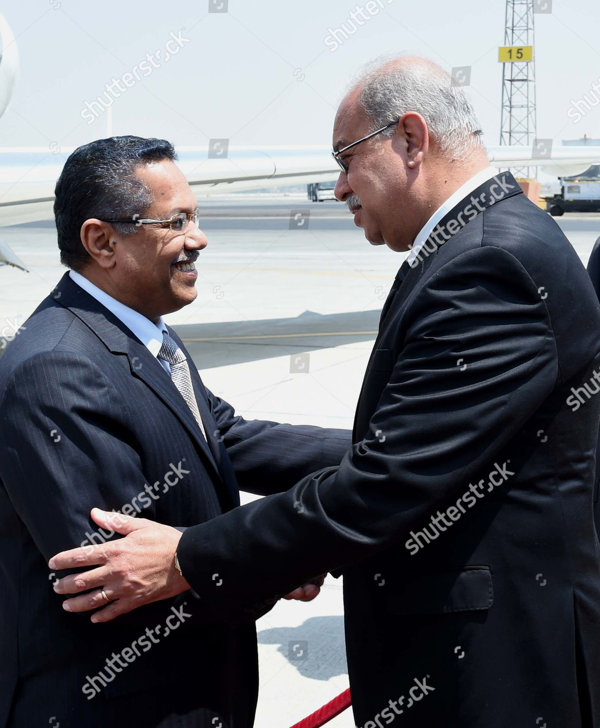 Egyptian Prime Minister Sherif Ismail Welcomes Editorial Stock Photo ...