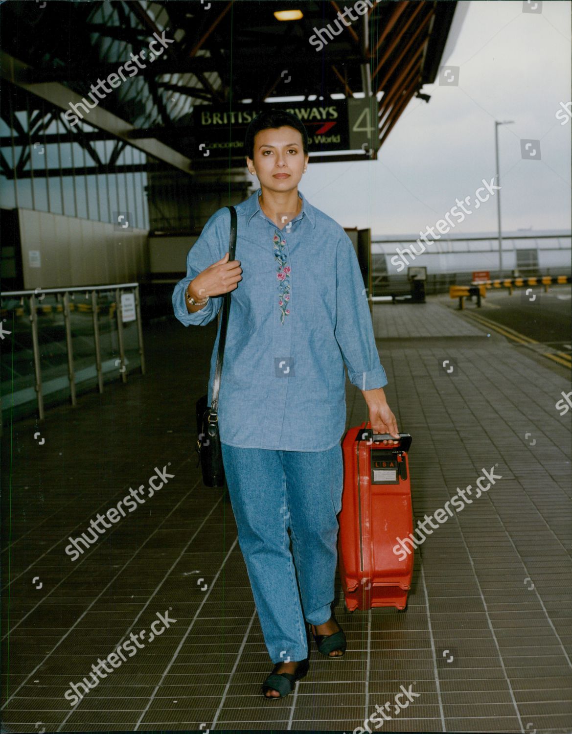 Lisa Aziz Tv Newsreader On Her Editorial Stock Photo - Stock Image ...