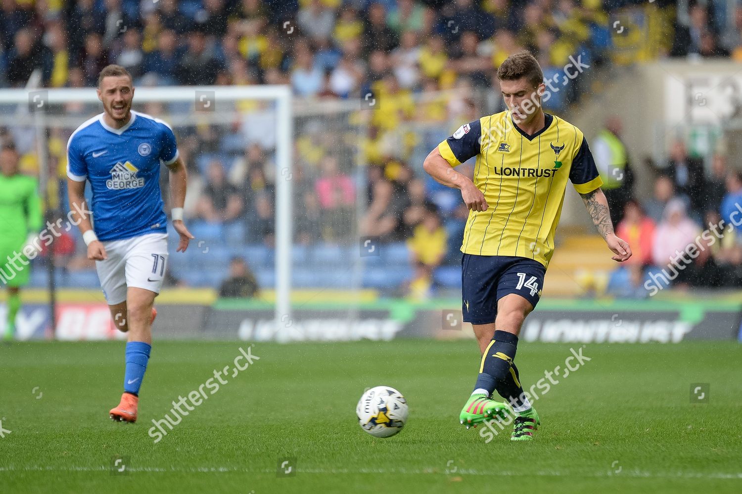 Oxford United Midfielder Joshua Ruffels 14 Editorial Stock Photo ...
