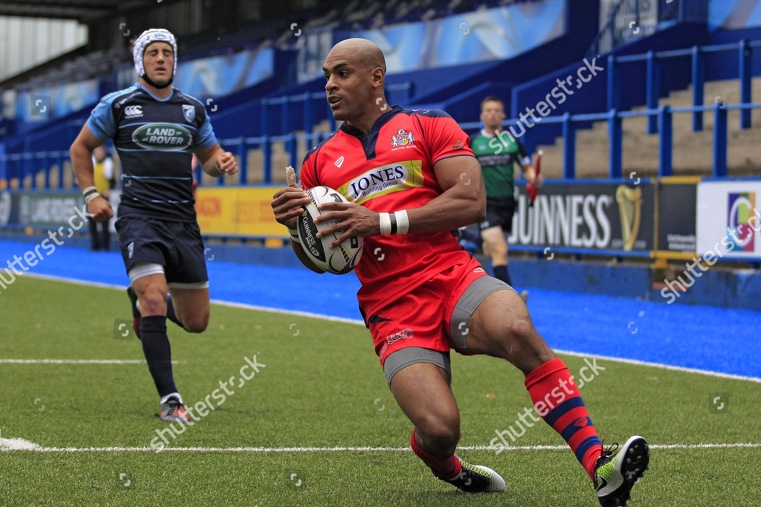 Tom Varndell Bristol Rugby Scores Their Editorial Stock Photo - Stock ...