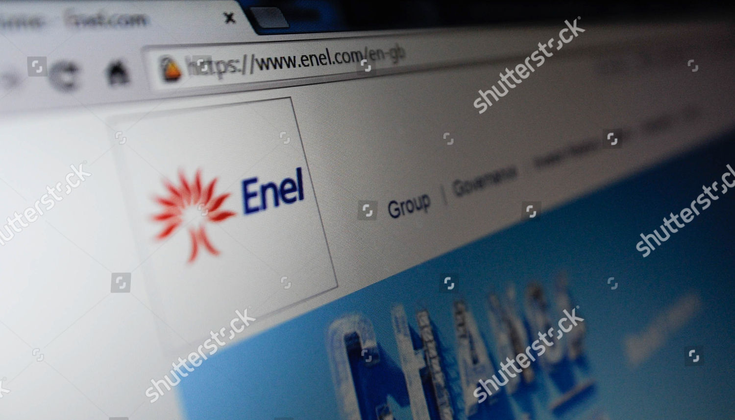 Website Enel Editorial Stock Photo - Stock Image | Shutterstock