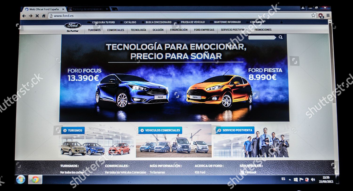 Website Ford Editorial Stock Photo - Stock Image | Shutterstock