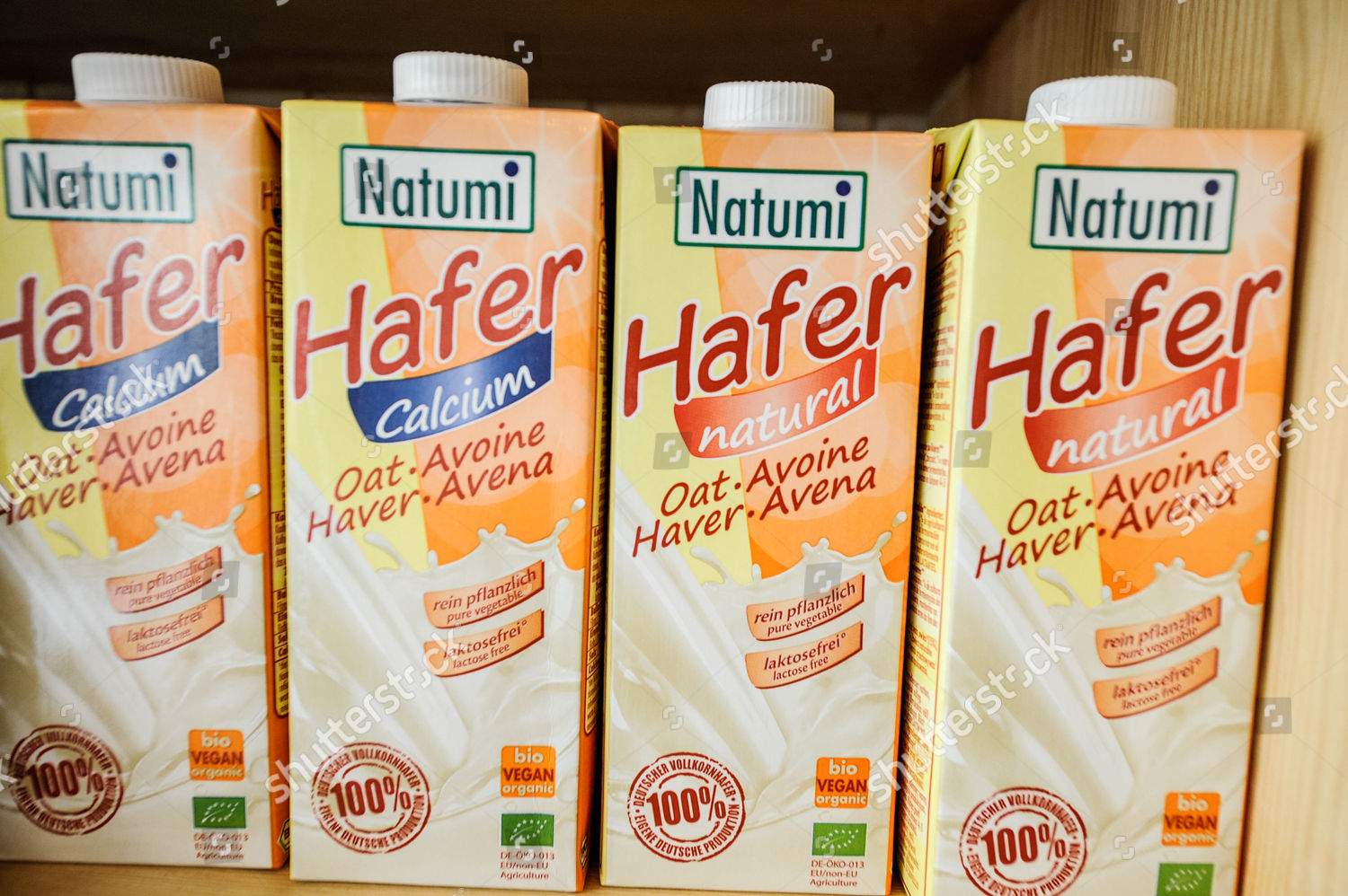 Bio Product Natumi Hafer Milk Oat Editorial Stock Photo - Stock Image ...
