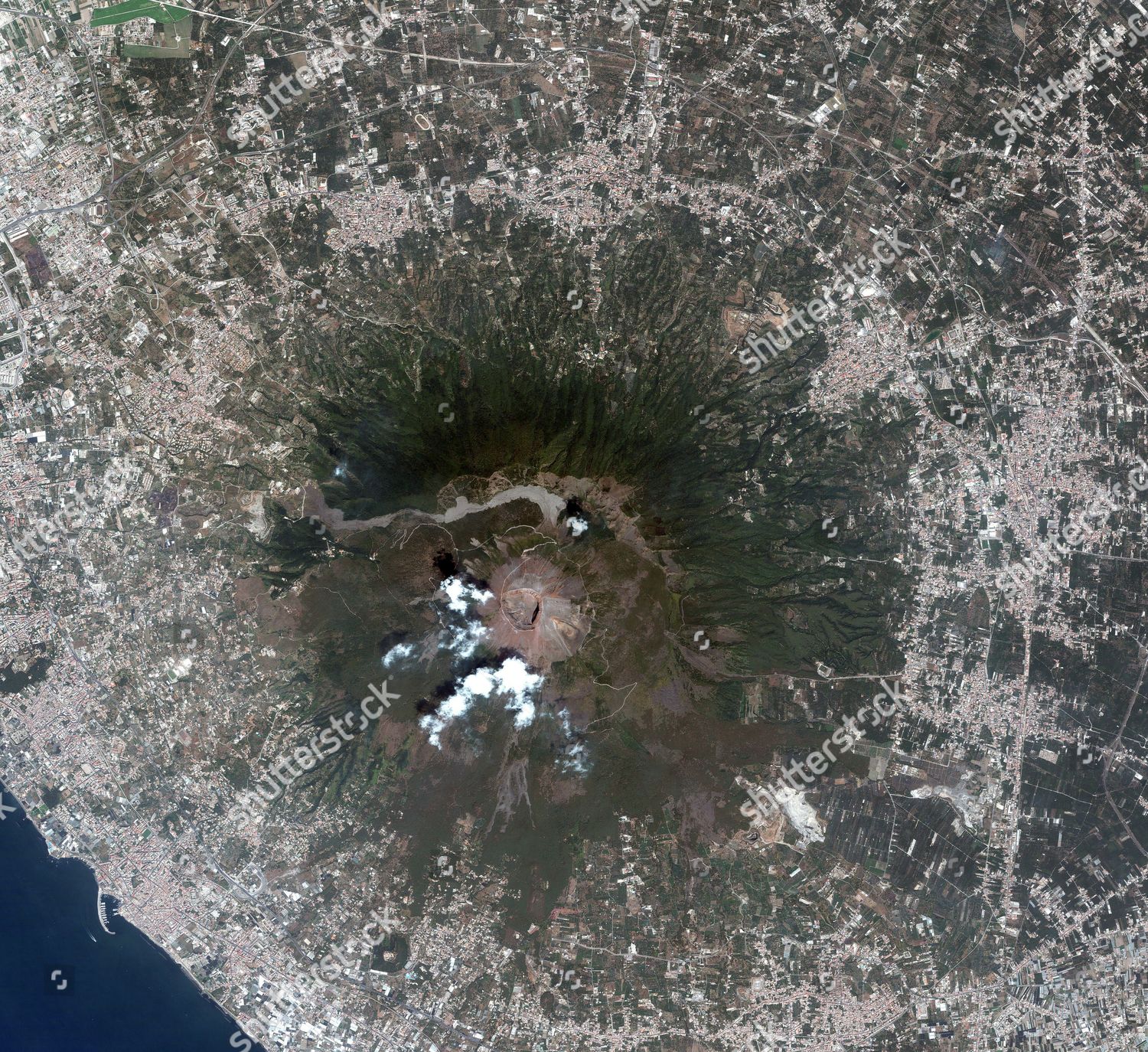 Mount Vesuvius More Dangerous Than Previously Editorial Stock Photo ...
