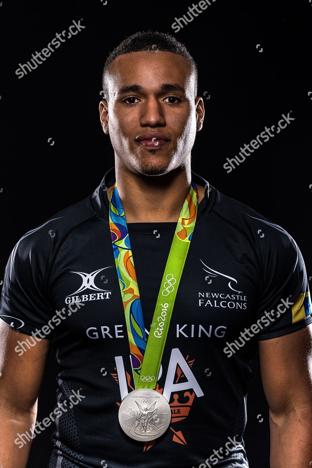 Marcus Watson Newcastle Falcons During Photoshoot Editorial Stock Photo ...