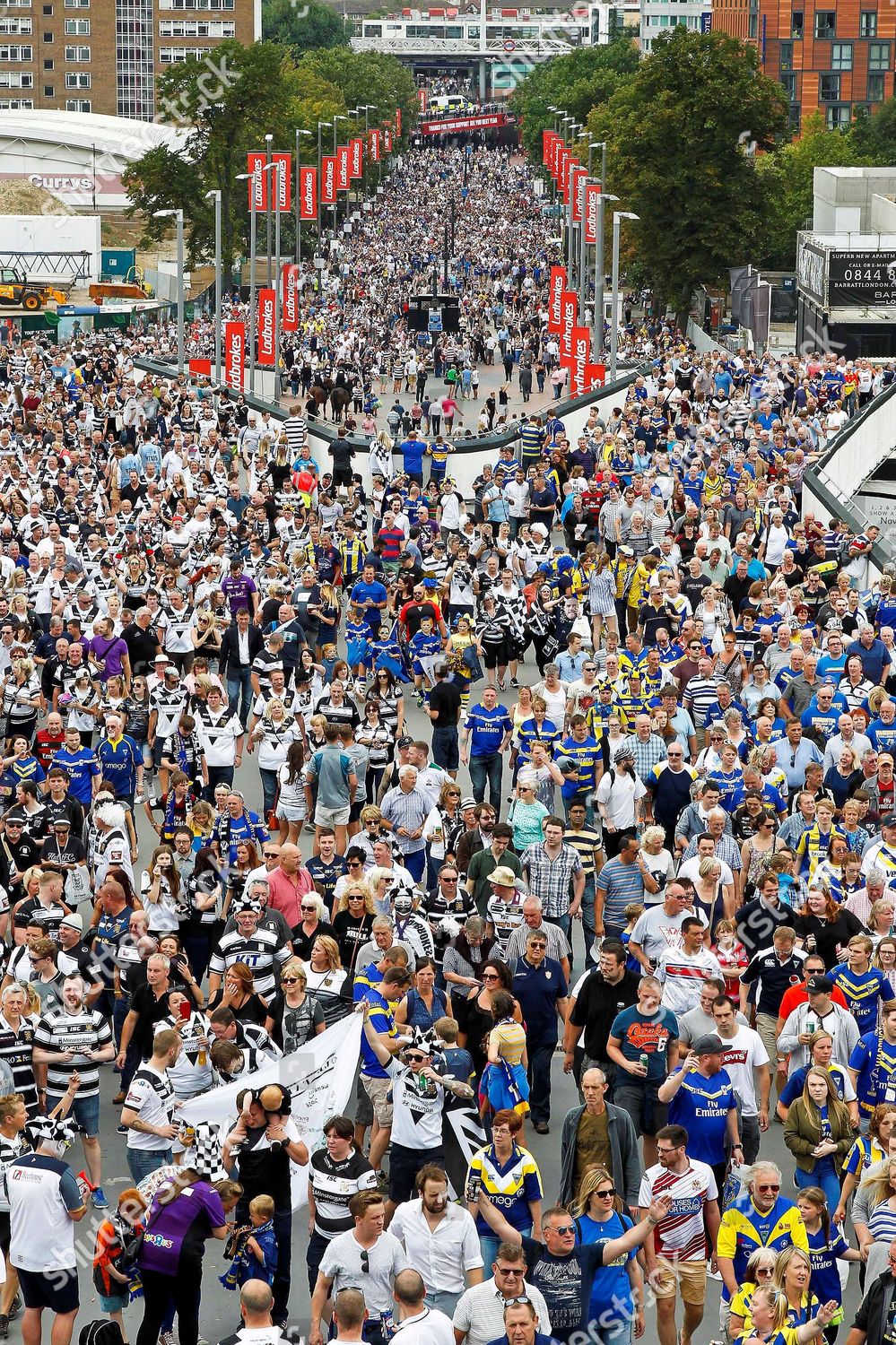 Fans Head Wembley Way During Challenge Editorial Stock Photo - Stock ...