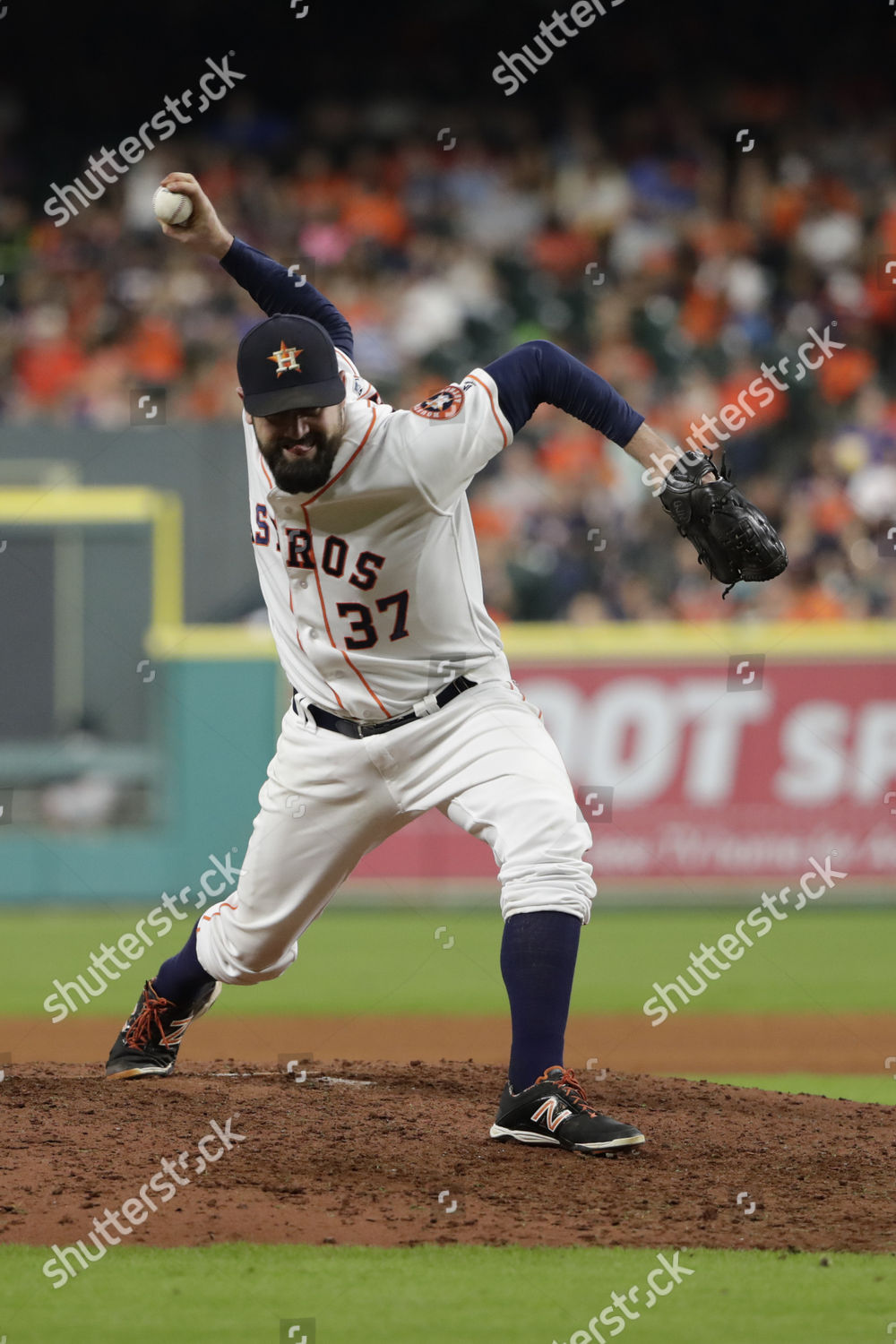 Houston Astros Relief Pitcher Pat Neshek Editorial Stock Photo - Stock ...