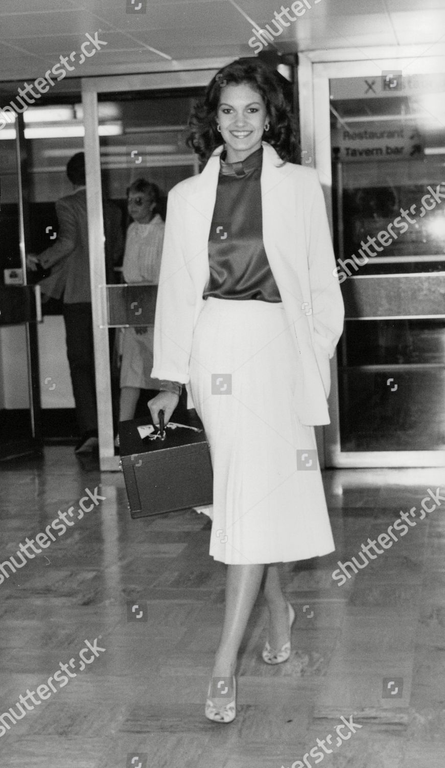 Miss World Sarah Jane Hutt Box Editorial Stock Photo - Stock Image ...