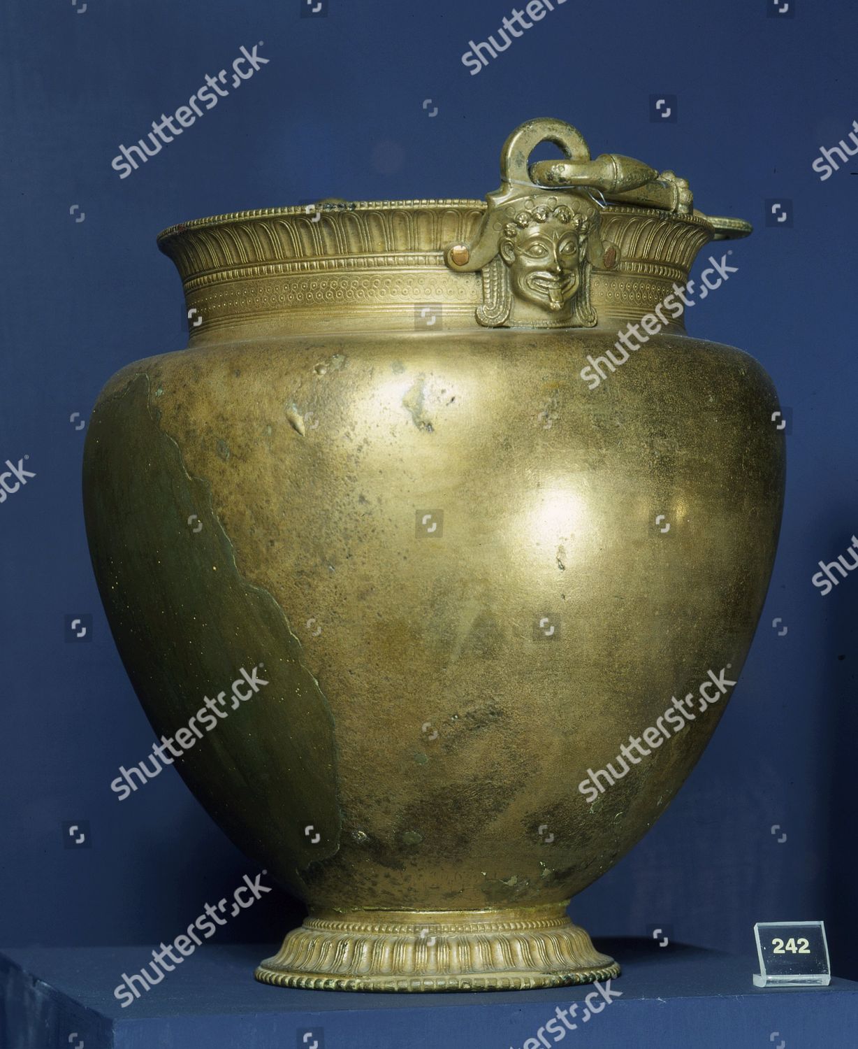 Krater Crater Gilded Bronze Late 5th Editorial Stock Photo - Stock ...