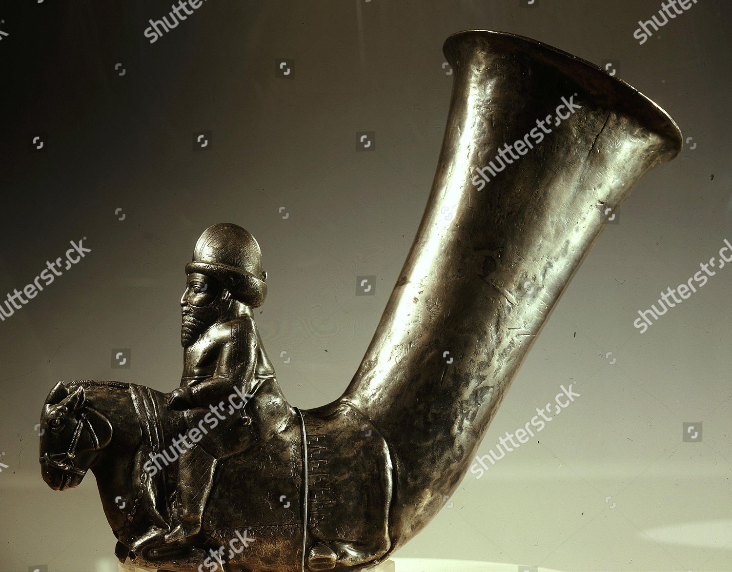Silver Rhyton 5th 4th Century Bc Editorial Stock Photo - Stock Image ...