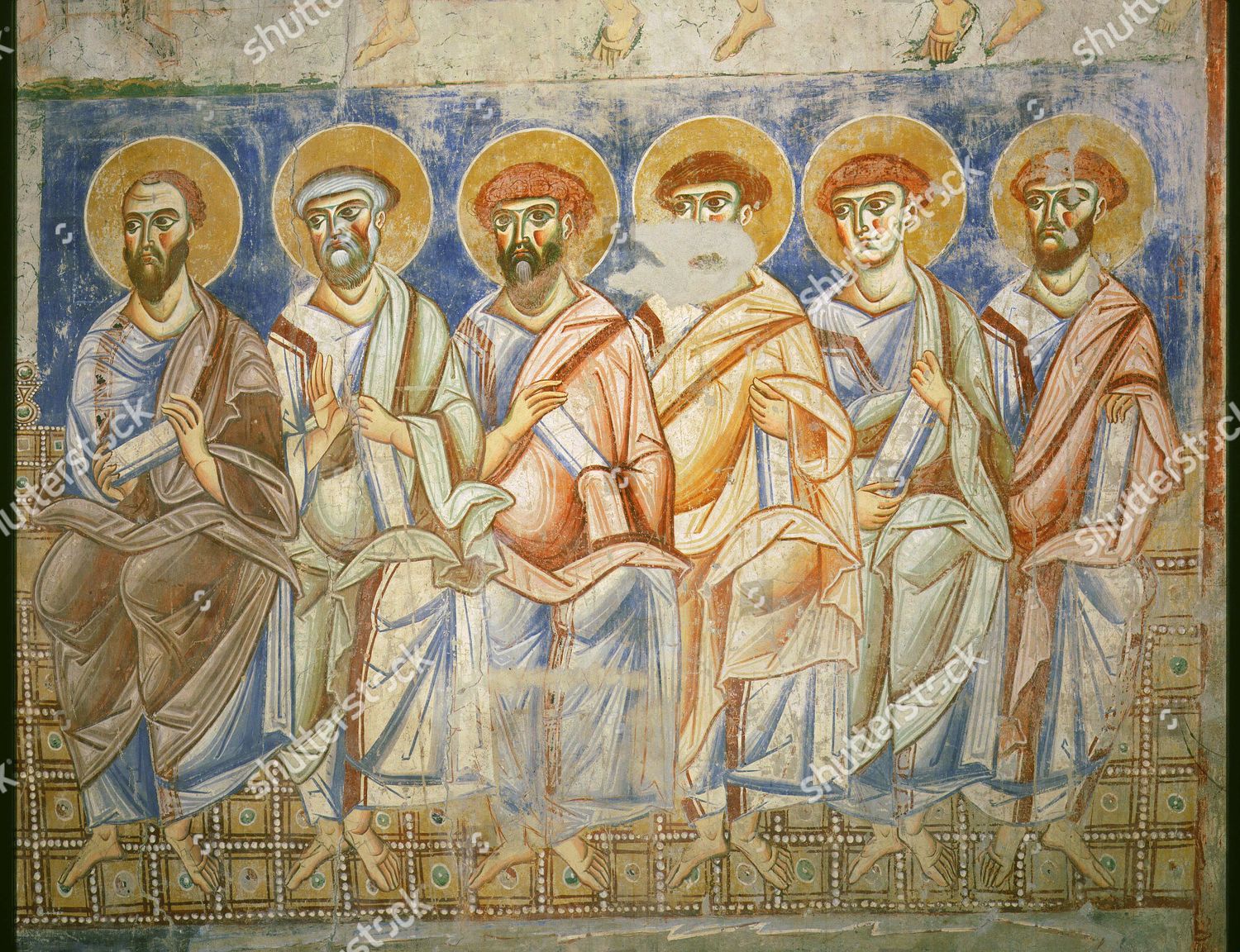 Apostles Last Judgement Scene Basilica San Editorial Stock Photo ...