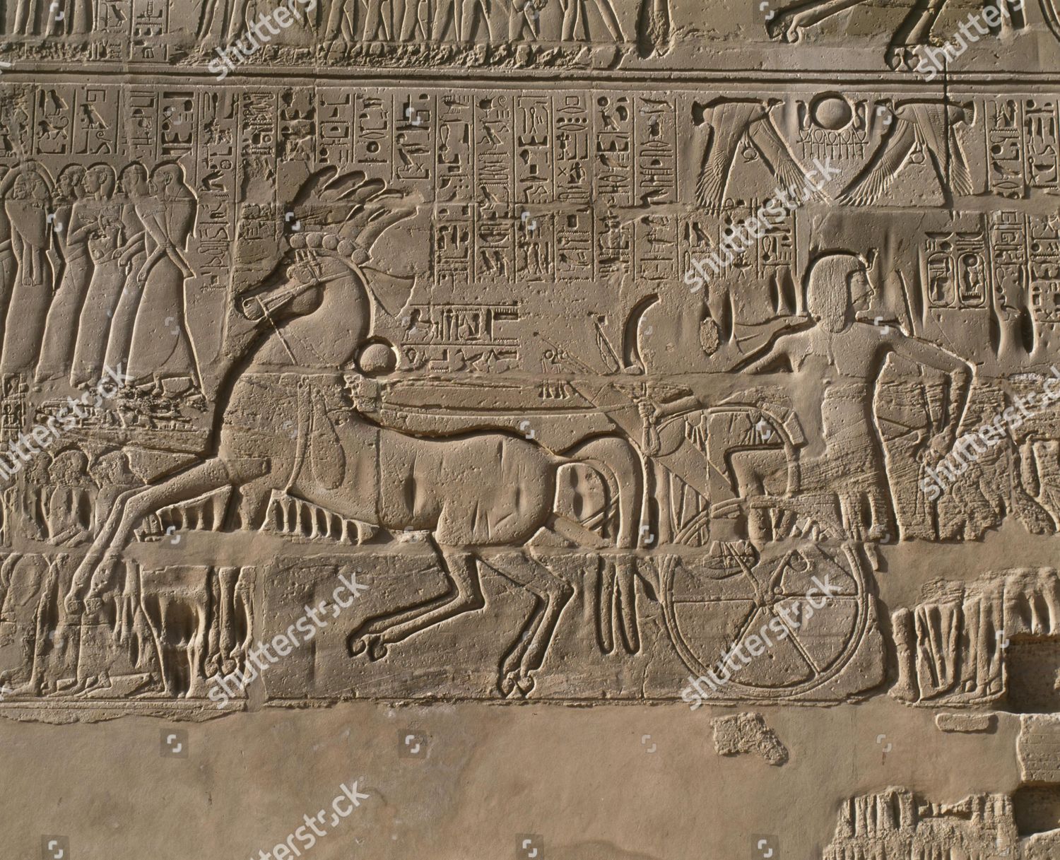 Ramesses Ii Young Prince During Military Editorial Stock Photo - Stock ...