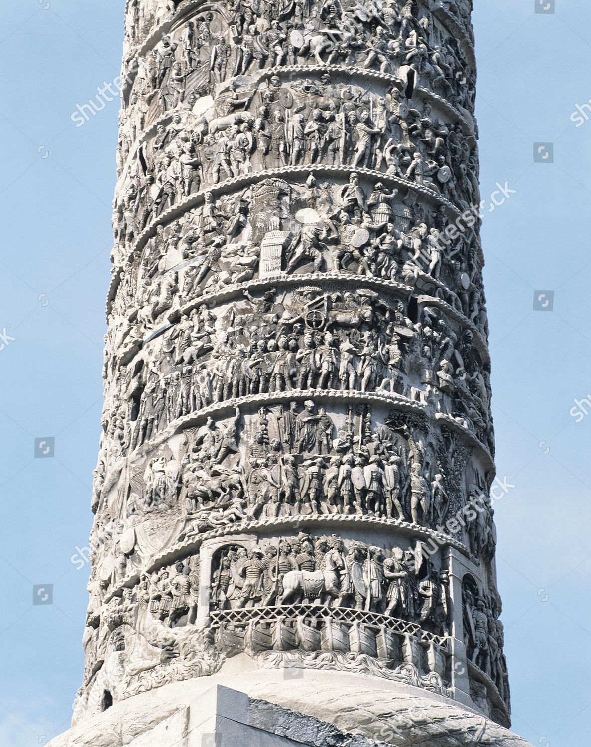 Registers Depicting Victories Over Quadi Marcomanni Editorial Stock ...