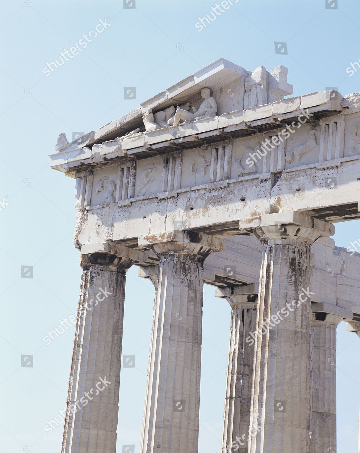 Frieze Metope Collonade West Parthenon 447432 Editorial Stock Photo ...