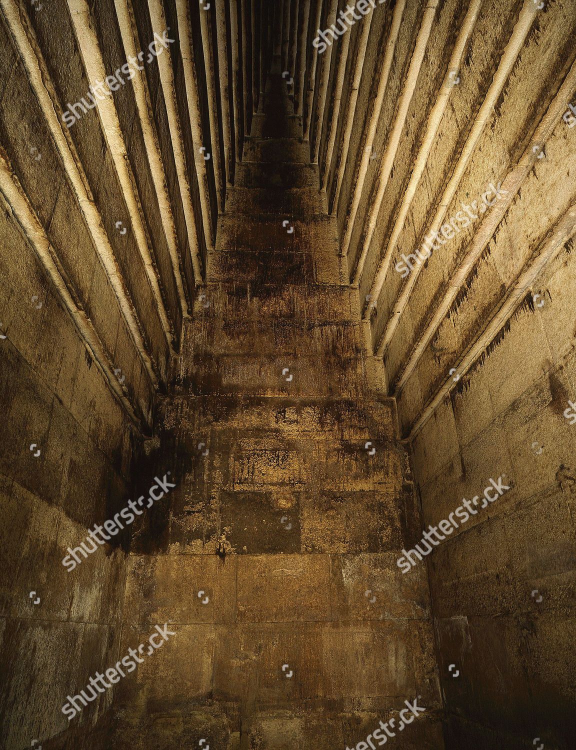Corbelled Vault Funerary Chamber Red Pyramid Editorial Stock Photo ...