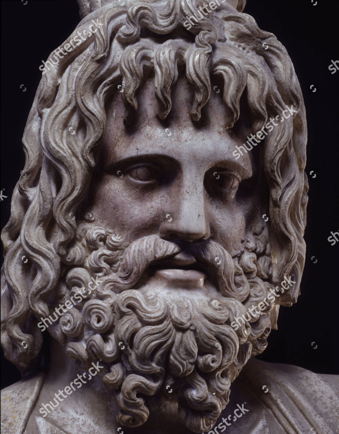 Serapis Roman God His Calathos Grain Editorial Stock Photo - Stock ...