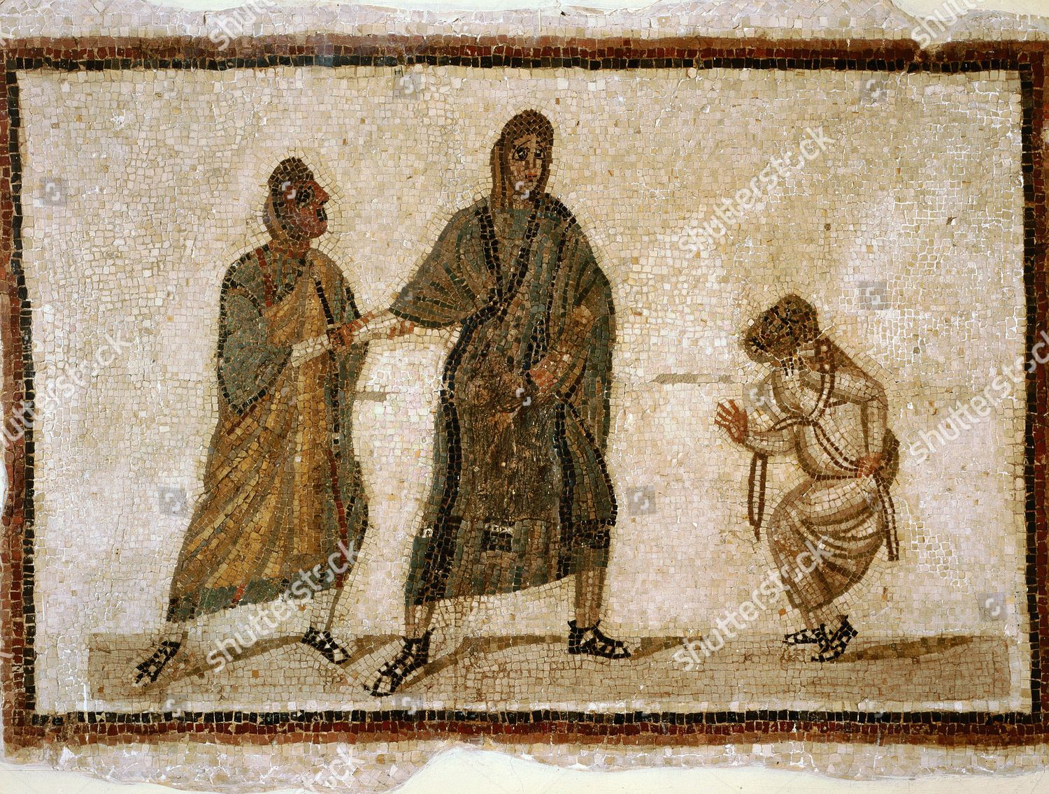 Scene Comedy Plautus 254184 Bc Mosaic Editorial Stock Photo - Stock ...