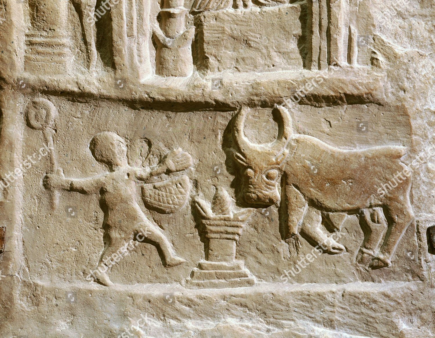Scene Sacrifice Berber Culture Punic Culture Editorial Stock Photo ...