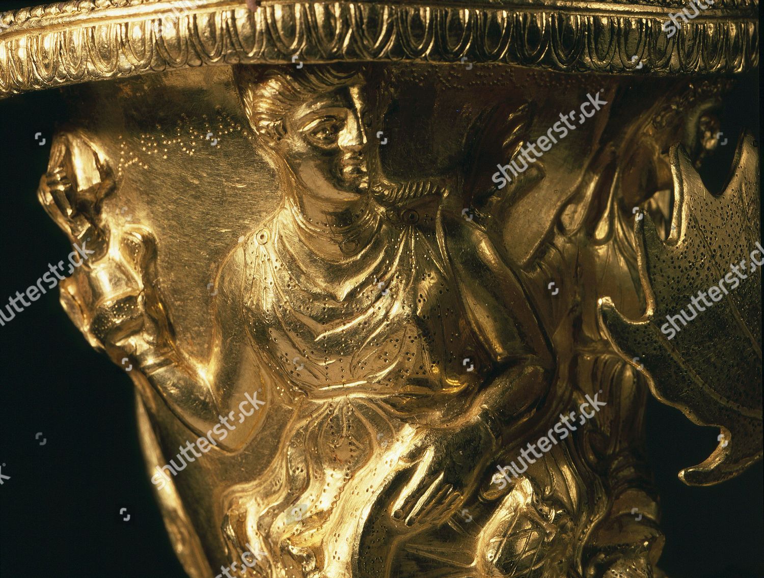 Athena Rhyton Drinking Horn Shaped Goat Editorial Stock Photo - Stock ...