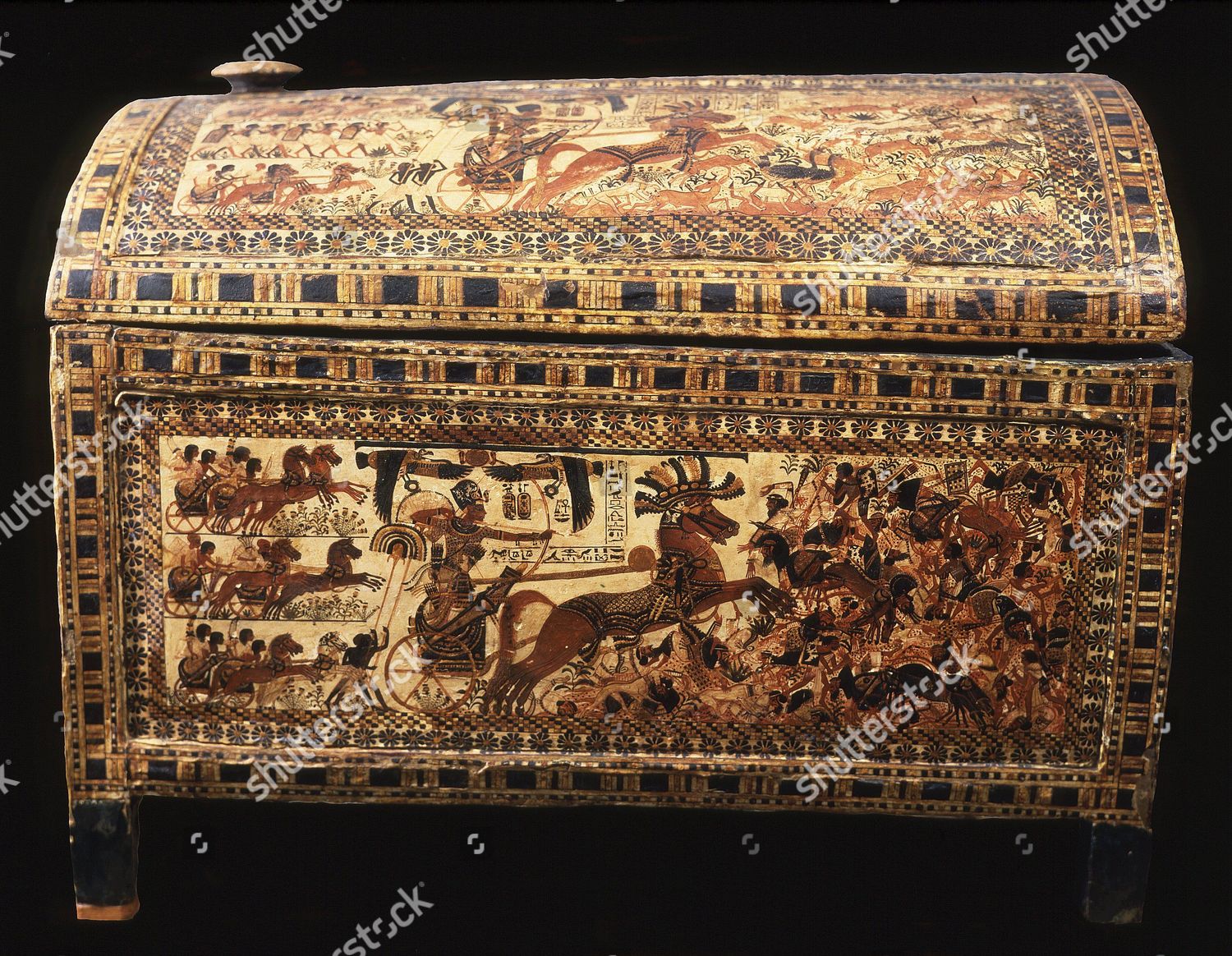 Painted Chest From The Tomb Of Tutankhamun