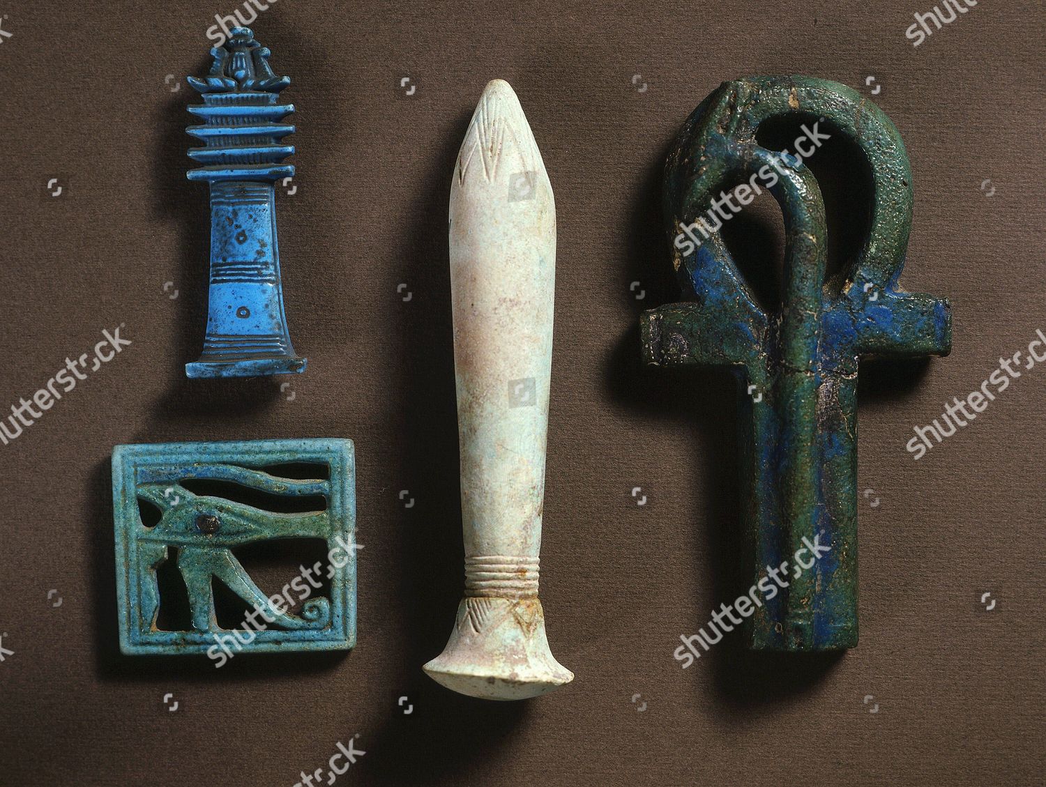 Ancient Egyptian Amulets Editorial Stock Photo - Stock Image | Shutterstock