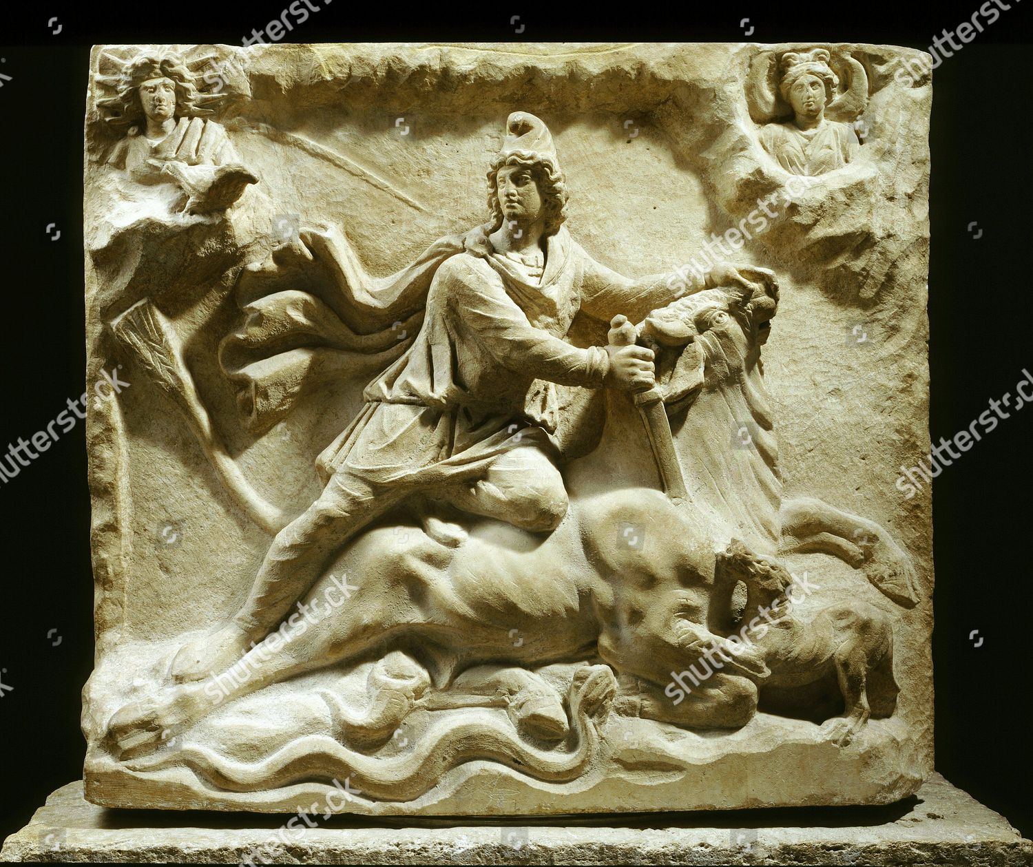 Mithras Slaying Bull Fertilize Earth Doublesided Editorial Stock Photo ...