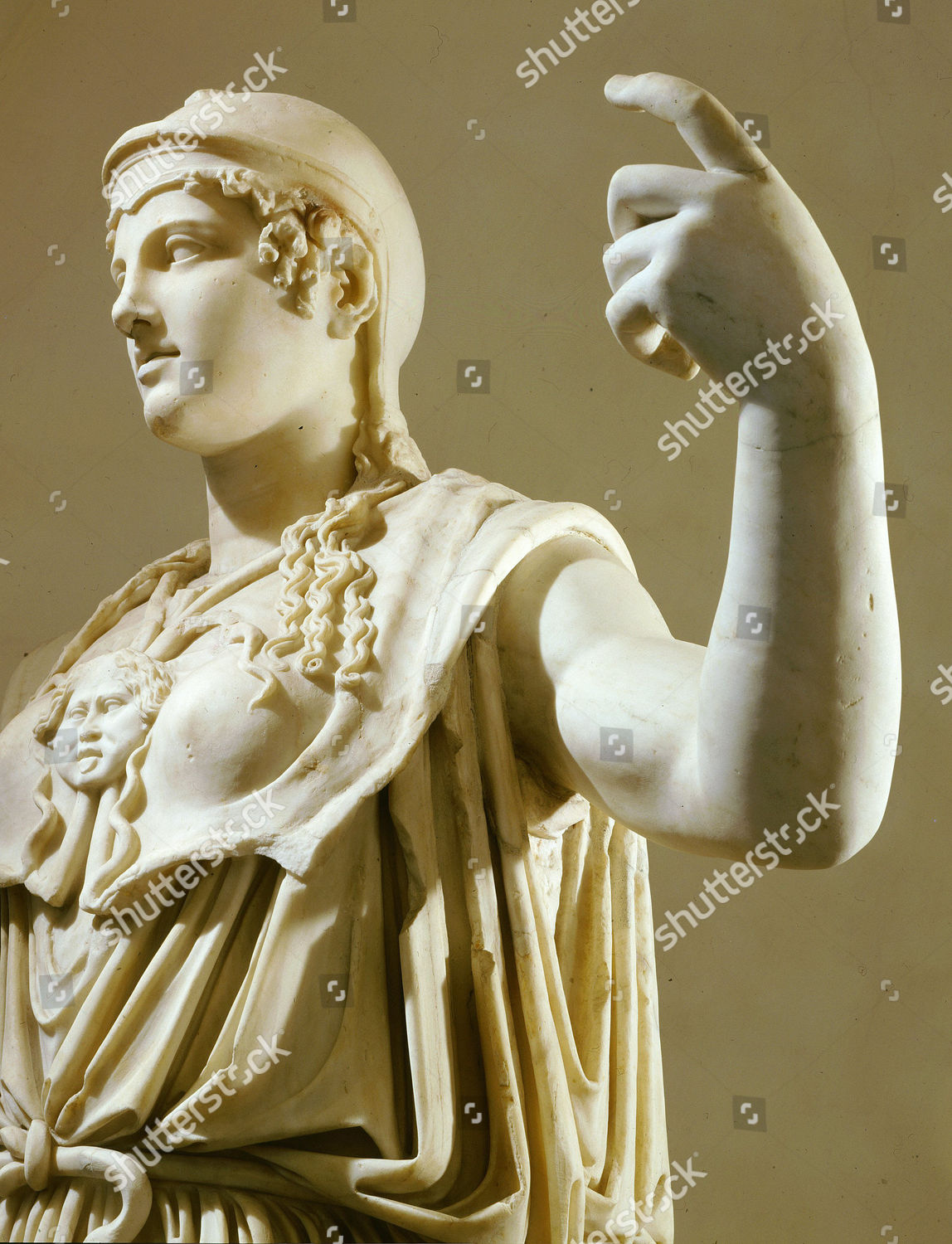 Athena Marble Statue Ludovisi Collection Inv Editorial Stock Photo ...