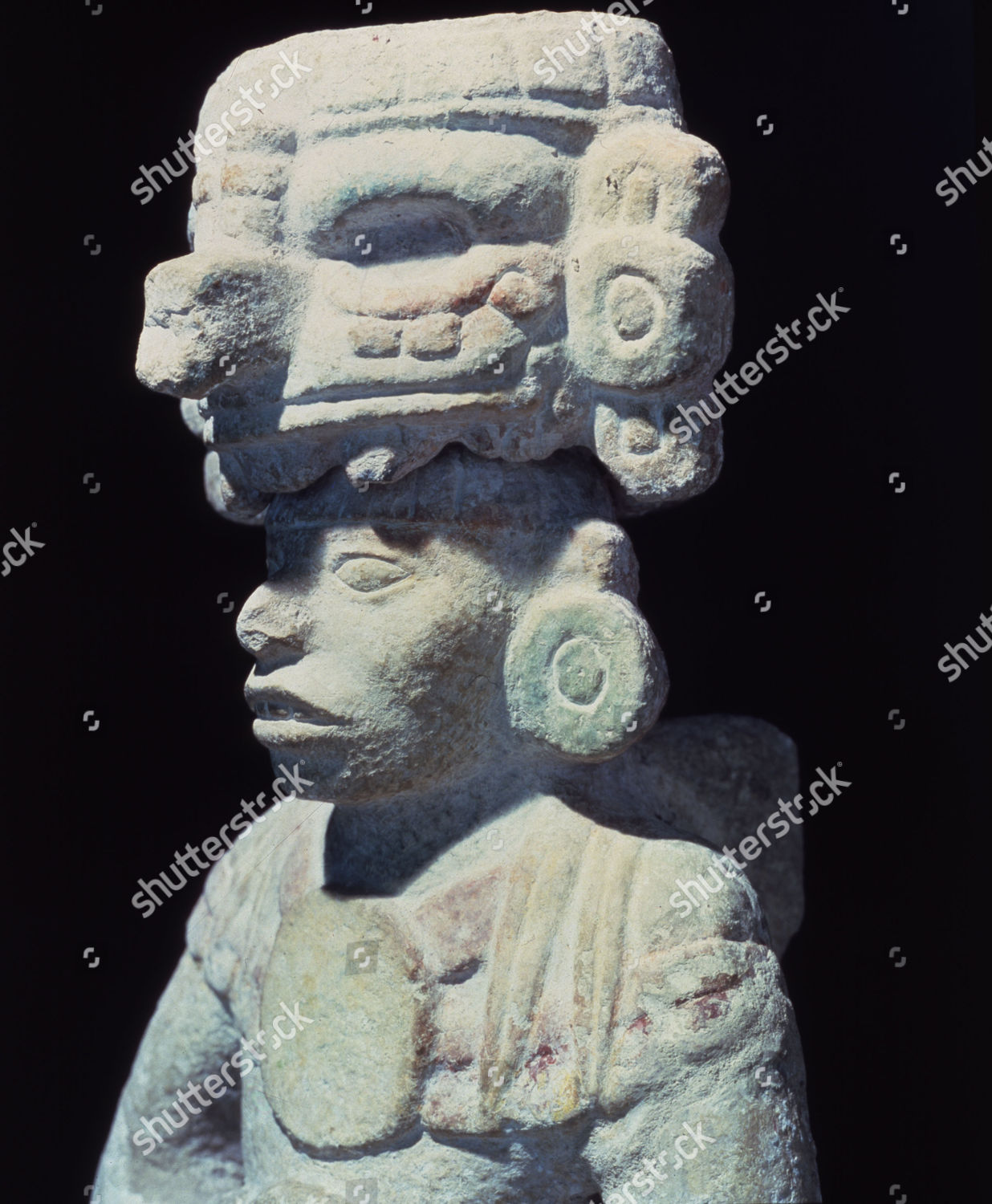 Head Priest Chac Rain God Mayantoltec Editorial Stock Photo - Stock ...