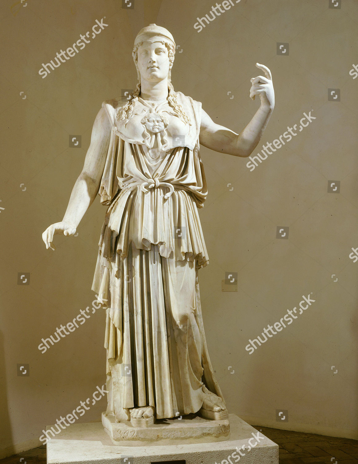 Athena Marble Statue Ludovisi Collection Inv Editorial Stock Photo ...