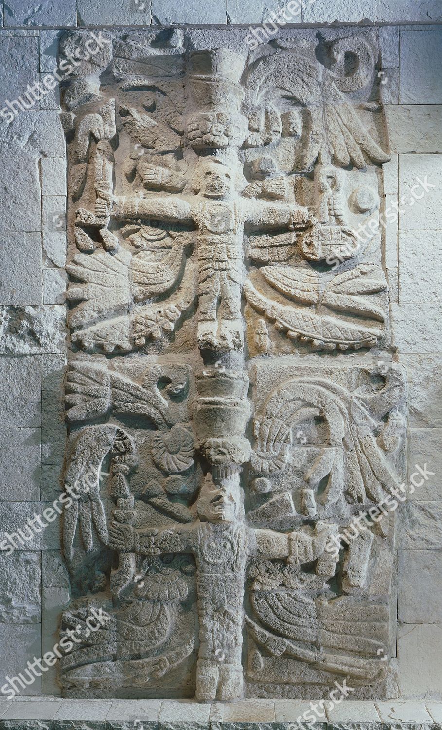 Bird Men Panel 10001250 Ad Mayan Editorial Stock Photo - Stock Image ...