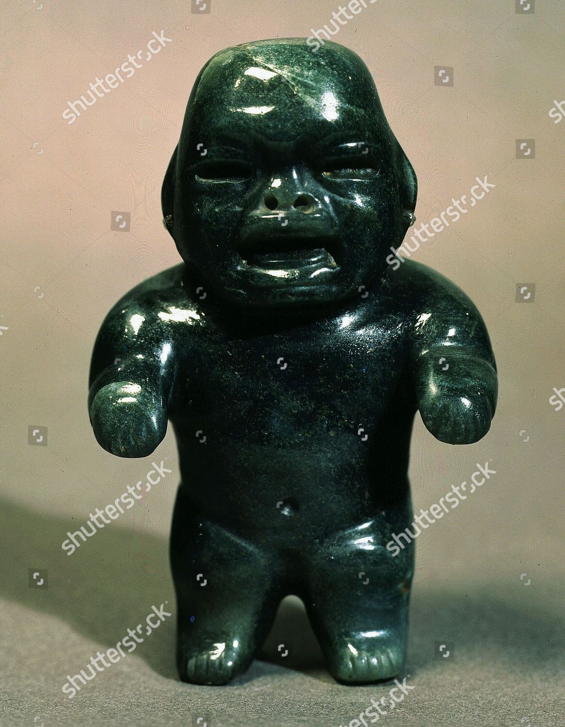 Dwarf Jade C 300 Bc Olmec Editorial Stock Photo - Stock Image ...