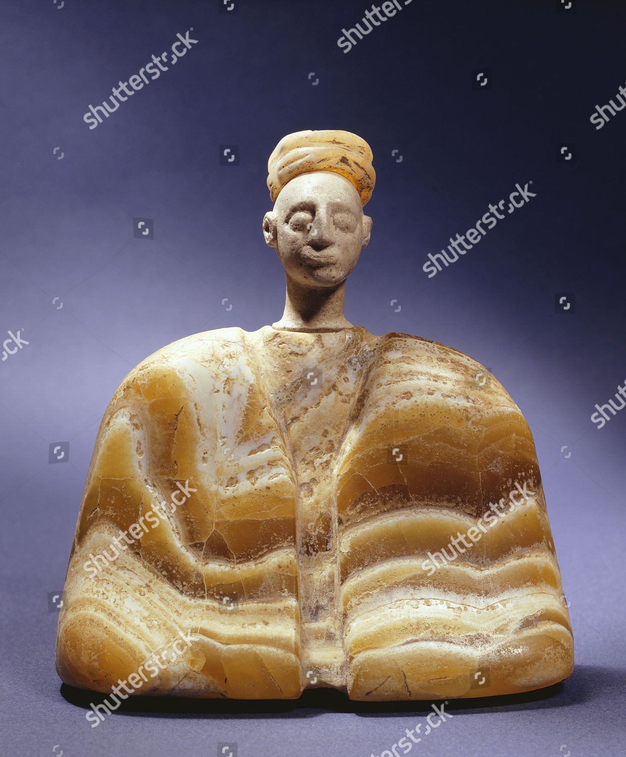 Idol Striped Alabaster Afghanistan C25002000 Bc Editorial Stock Photo ...