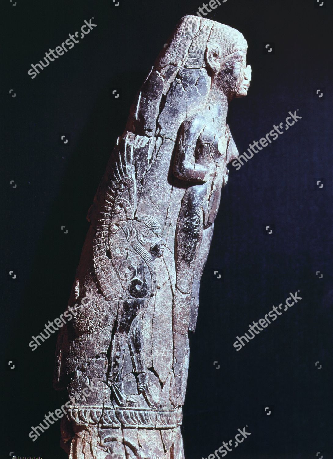 Naked Goddess Joined Hands Elephant Tusk Editorial Stock Photo - Stock ...