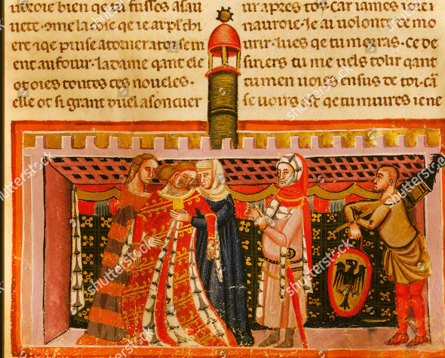 Woman Castle Receives News Death Her Editorial Stock Photo - Stock ...