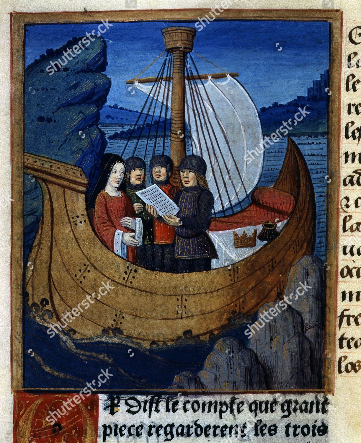 Imprisoned Queen Guinevere Sent Into Exile Editorial Stock Photo ...