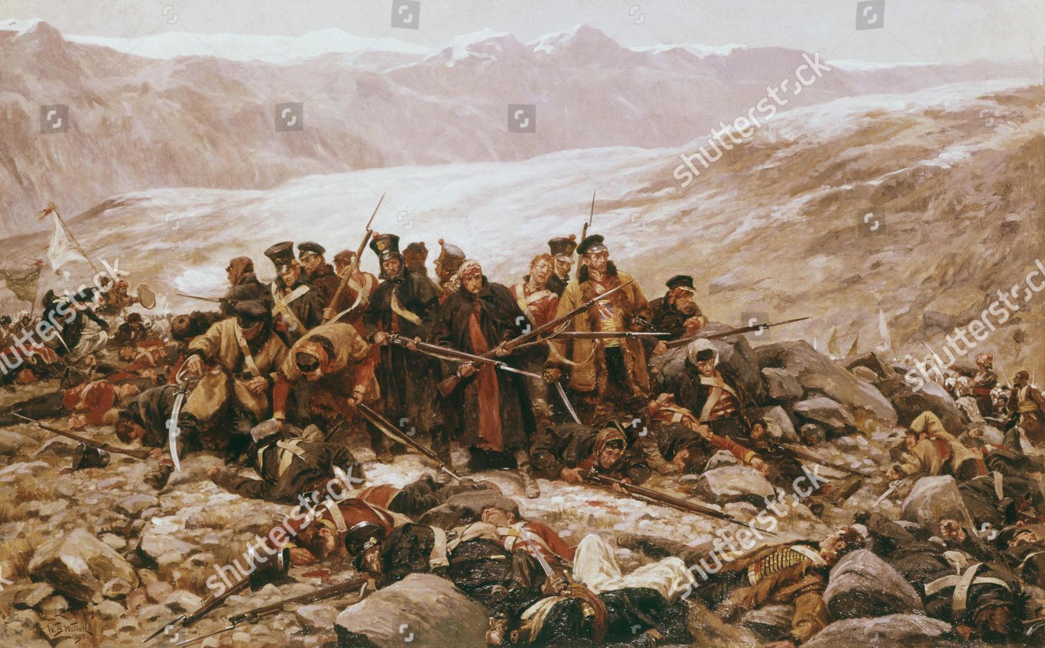 Last Stand 44th Foot Gandamak January Editorial Stock Photo - Stock Image | Shutterstock