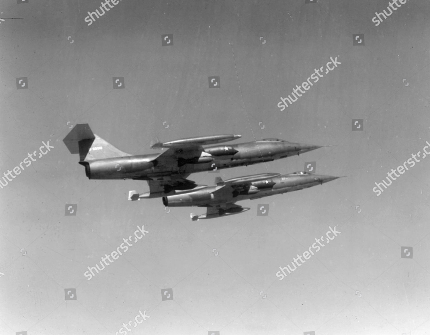Us Air Force Lockheed F104 Starfighters Editorial Stock Photo - Stock ...