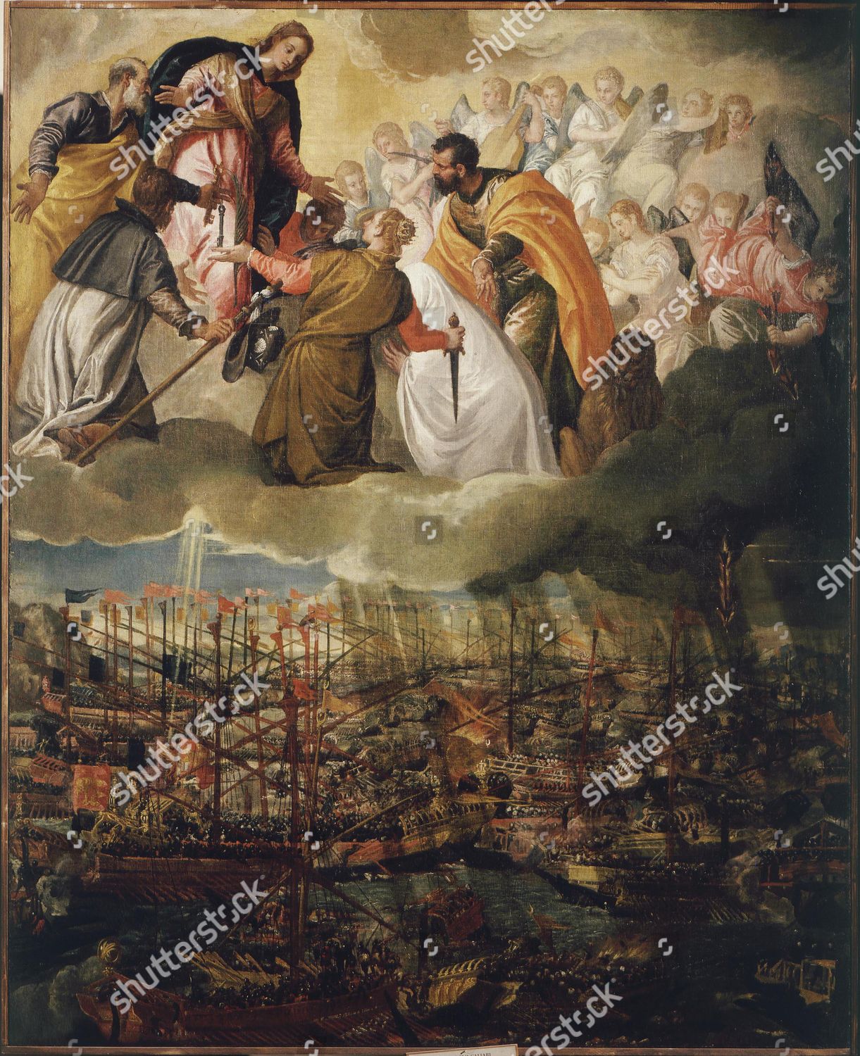 Battle Lepanto October 7 1571 Paolo Editorial Stock Photo - Stock Image ...