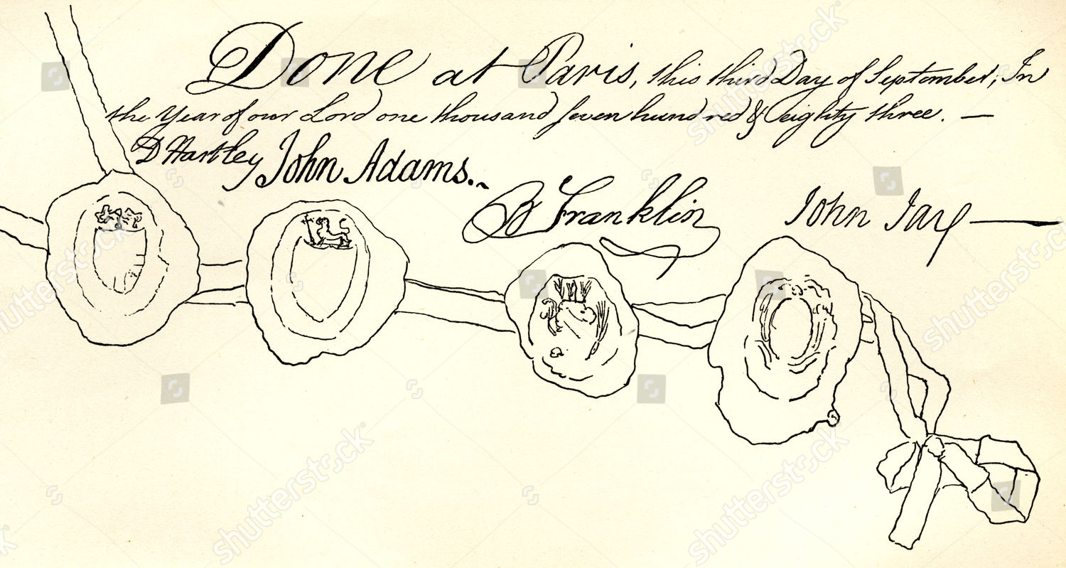 Signatures Peace Treaty Signed September 3 Editorial Stock Photo ...